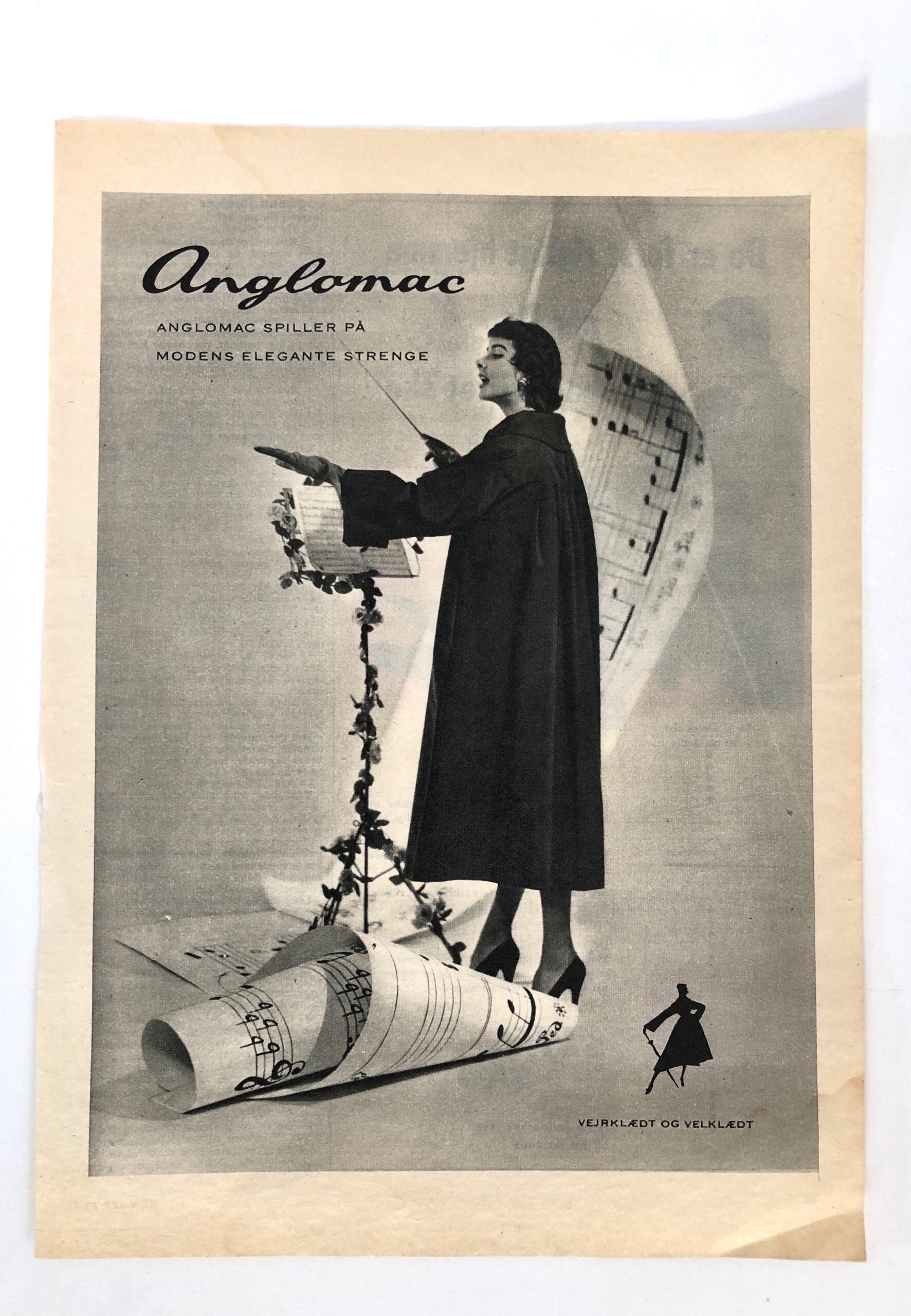 Gammel Anglomac reklame 1955. – Retro Lopperne