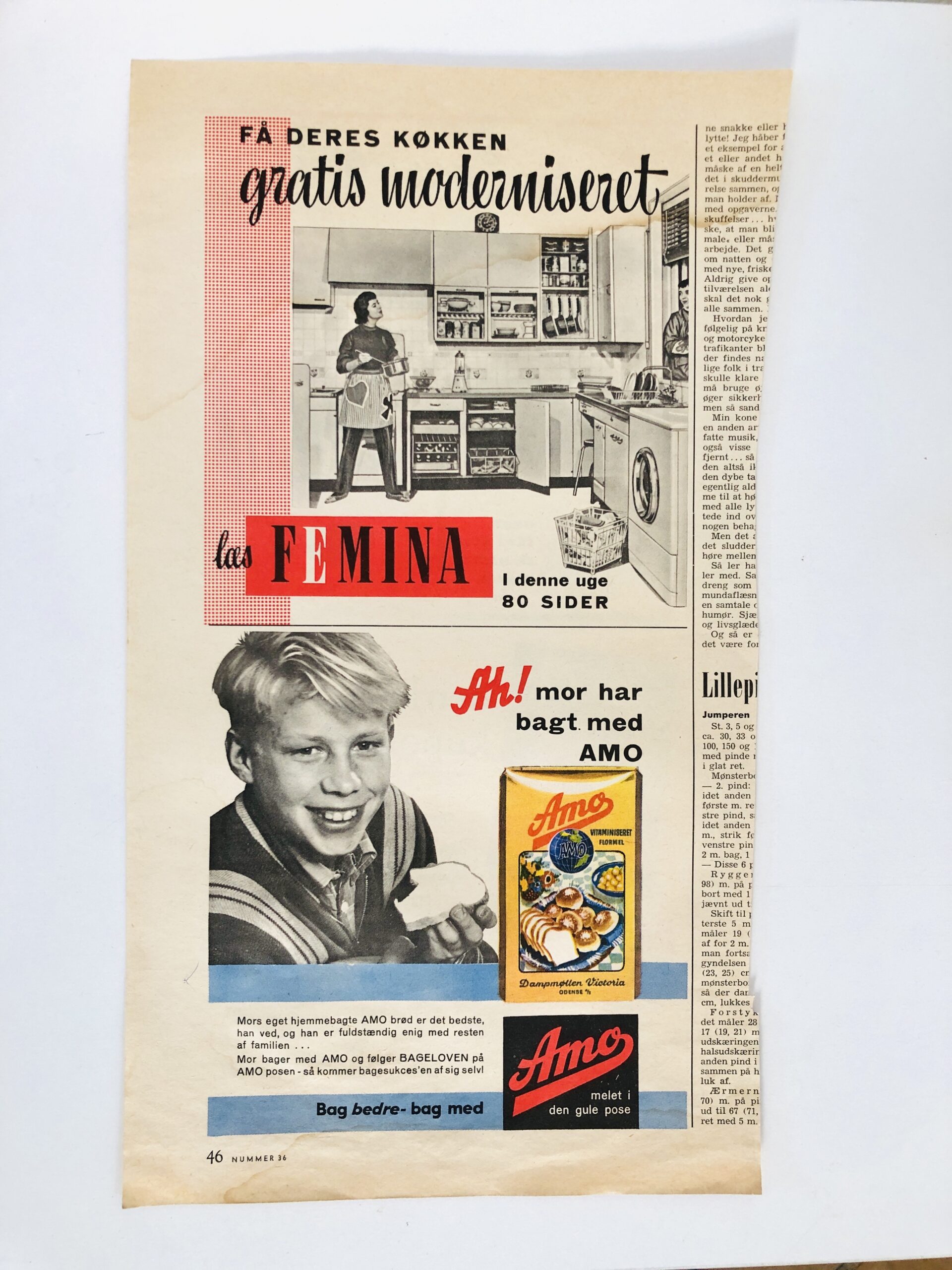 2 gamle reklamer 1957. – Retro Lopperne